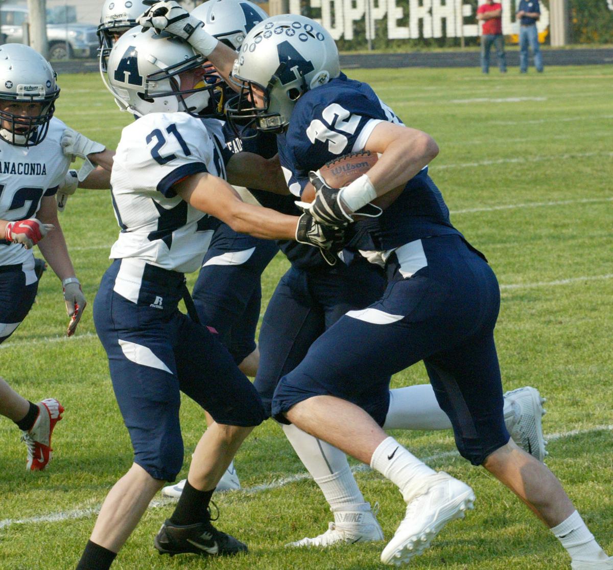 Anaconda football team shows promise in scrimmage | High School ...