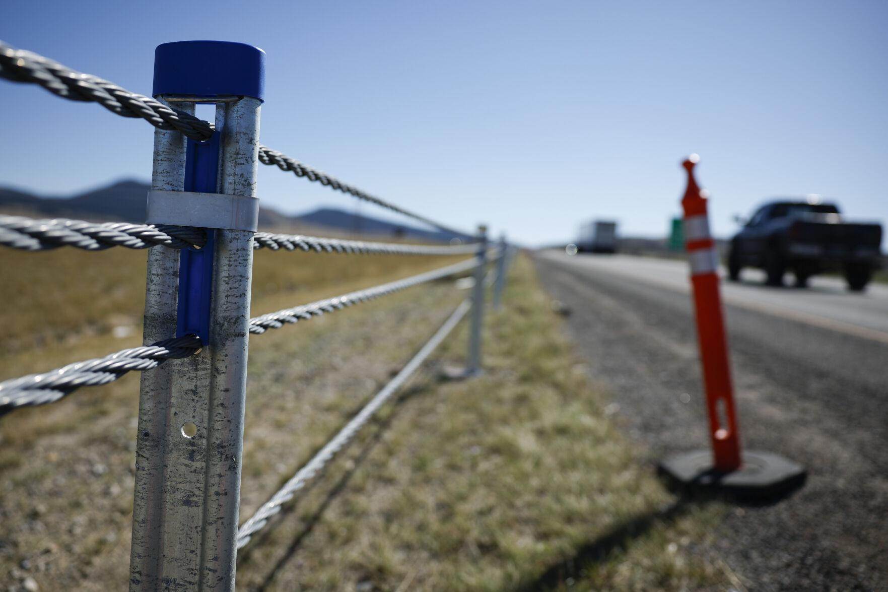 Cable barriers could increase wintry property damage crashes