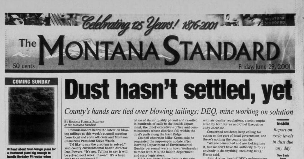 June 26 Montana Standard news from 50, 25 years ago