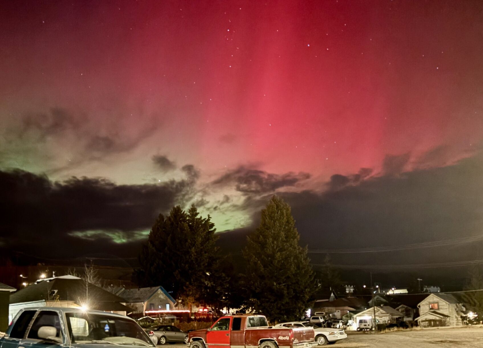 Northern Lights light up skies above Butte