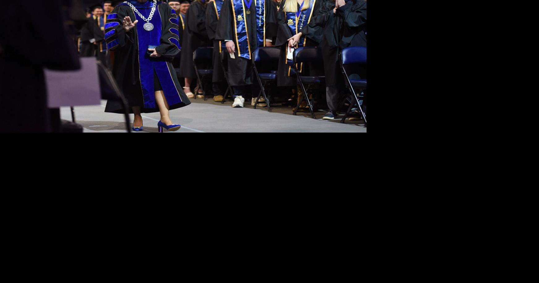 Montana State celebrates biggest grad class, Cruzado's last