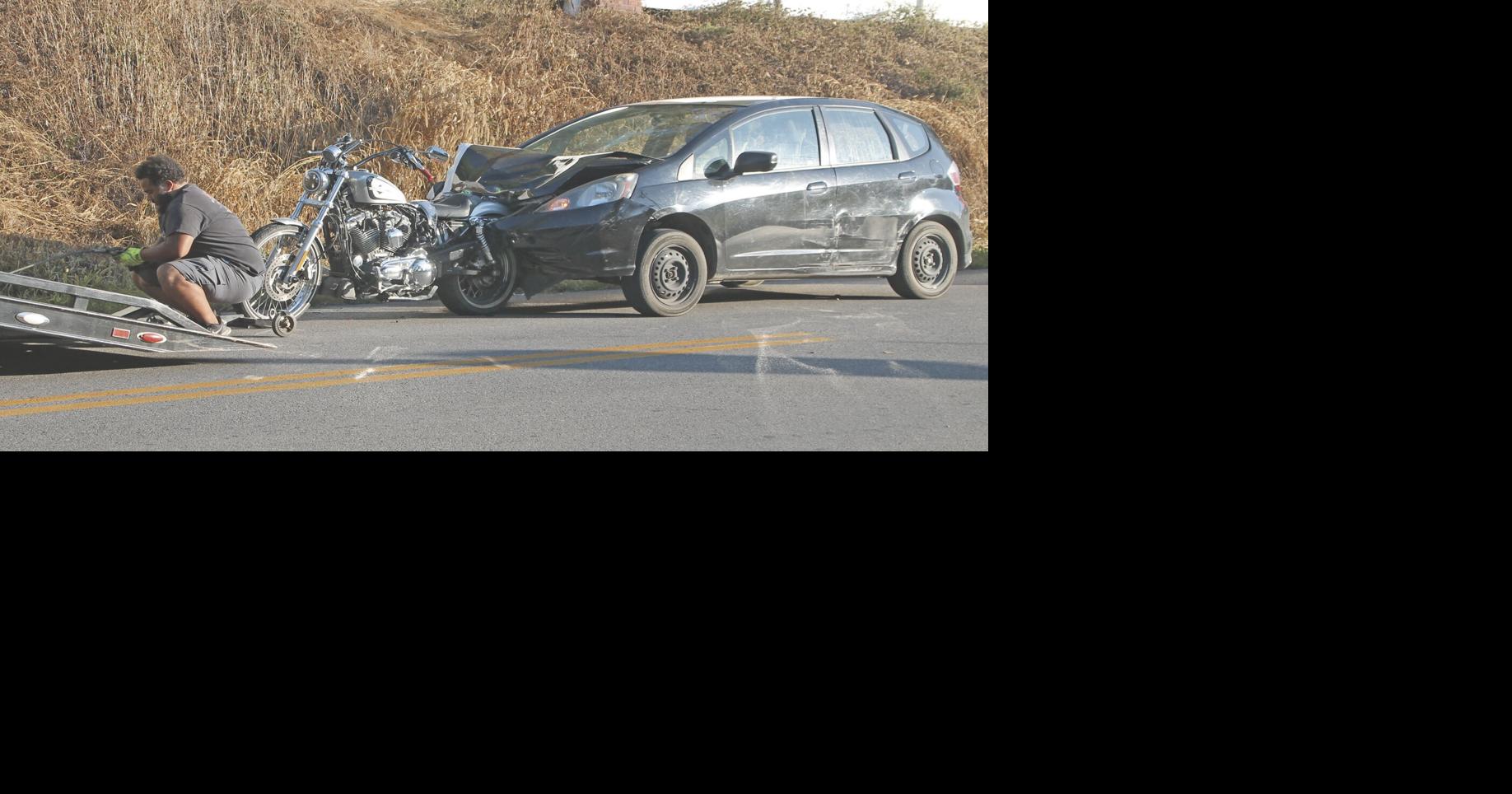 Woman taken to MCCH after motorcycle rear-ended | Local News ...