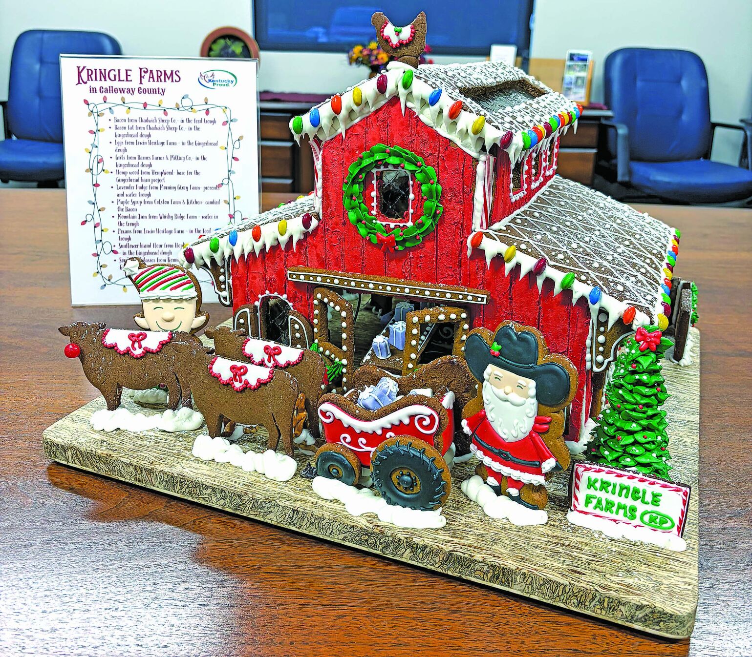 Blue ribbon for gingerbread barn | News | murrayledger.com