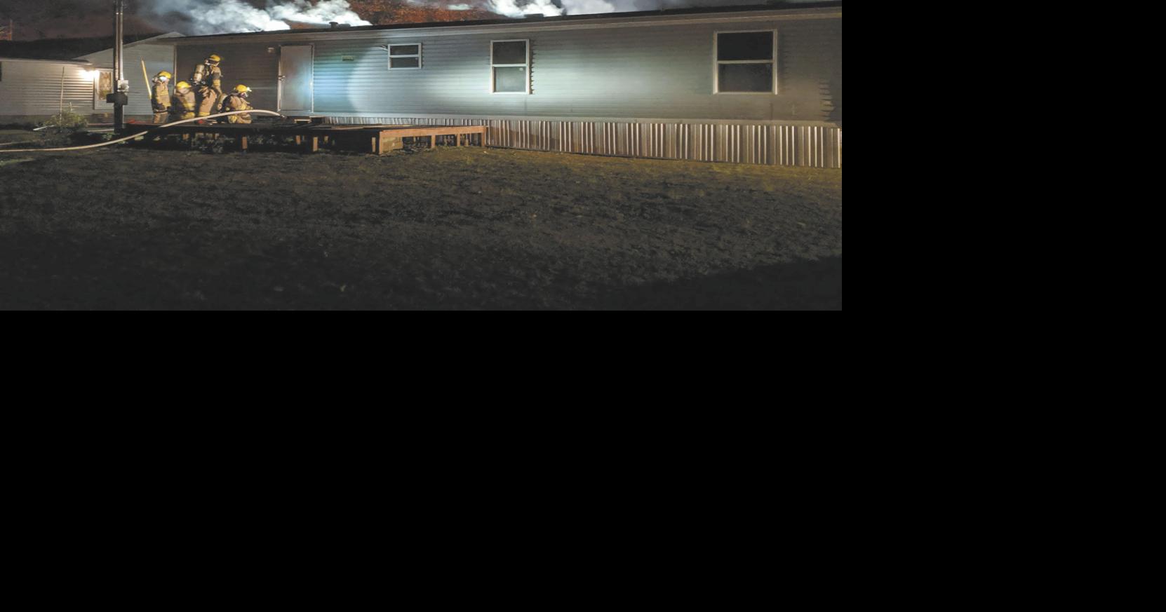 CCFR responds to Halloween trailer fire in Almo | Local News ...