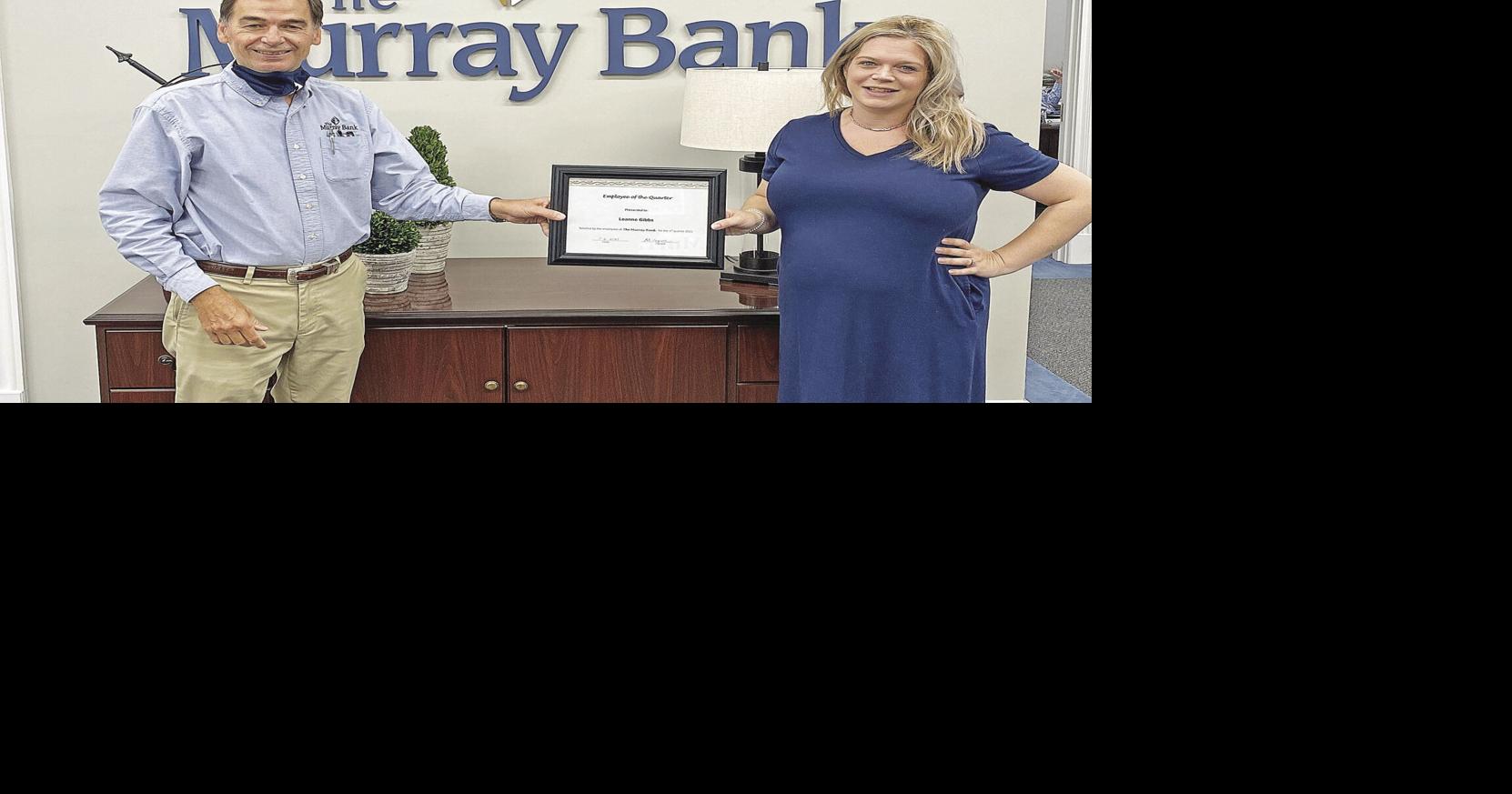 Gibbs named Employee of the Quarter at The Murray Bank | Business ...