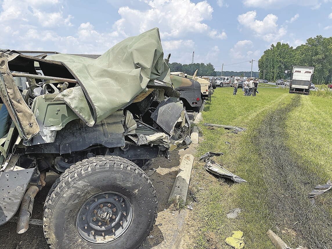 Semi crashes into Humvees near Murray | News | murrayledger.com