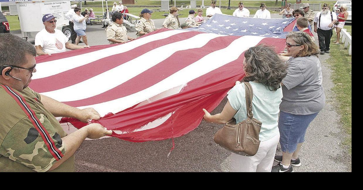 VFW flag retirement all hands on deck | News | murrayledger.com