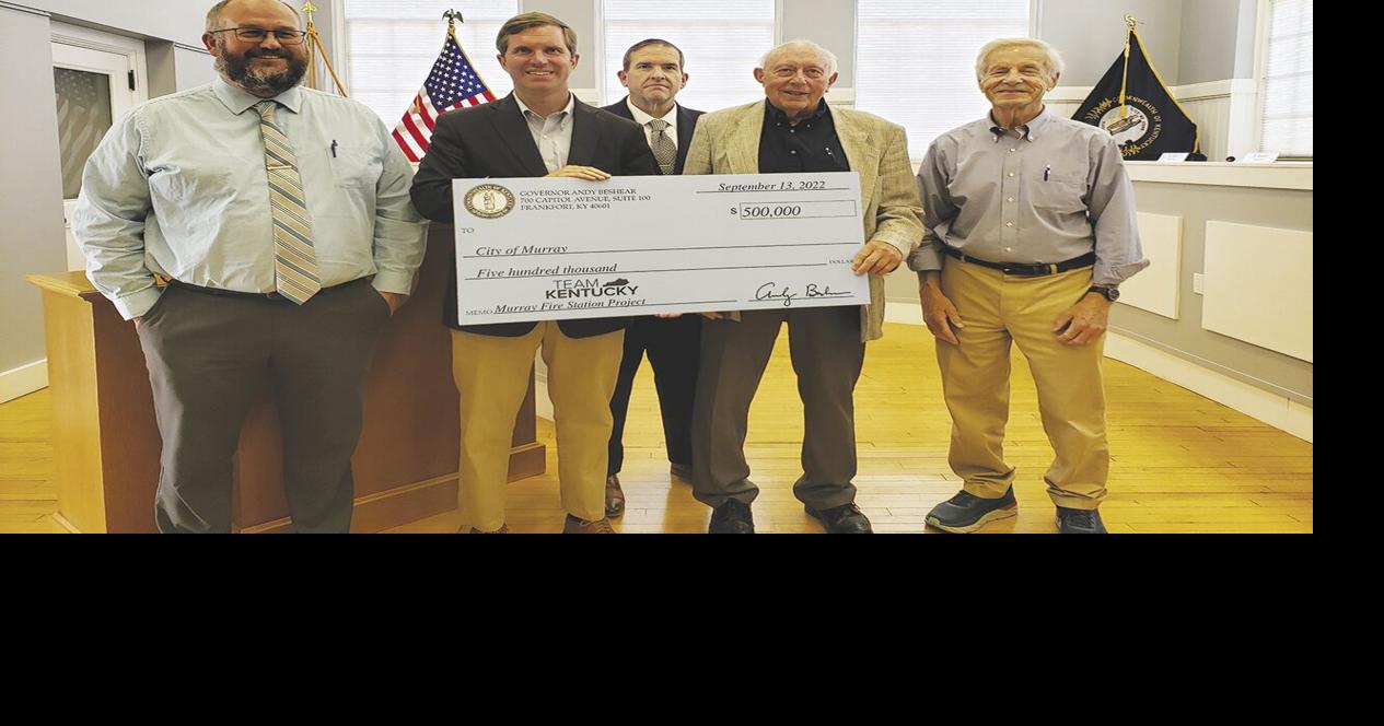 Beshear hands $1M in infrastructure checks to city, county | Local News ...