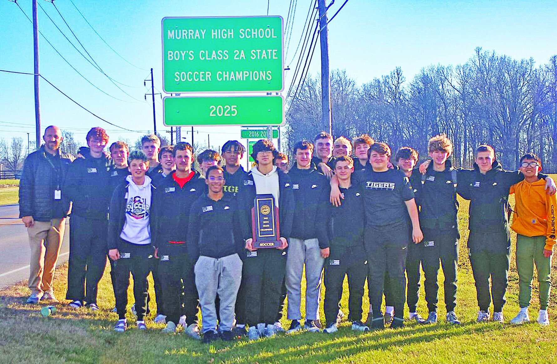 Tiger soccer sign | High Schools | murrayledger.com