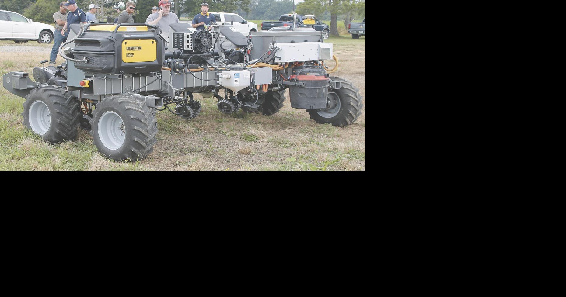 Area farmers gather in Murray for autonomous planter demonstration ...