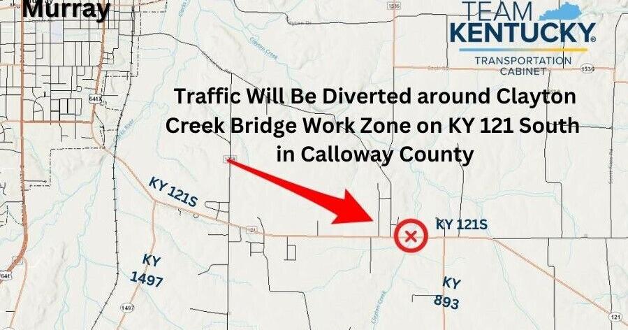 Construction to begin on new Clayton Creek Bridge along KY 121 South ...