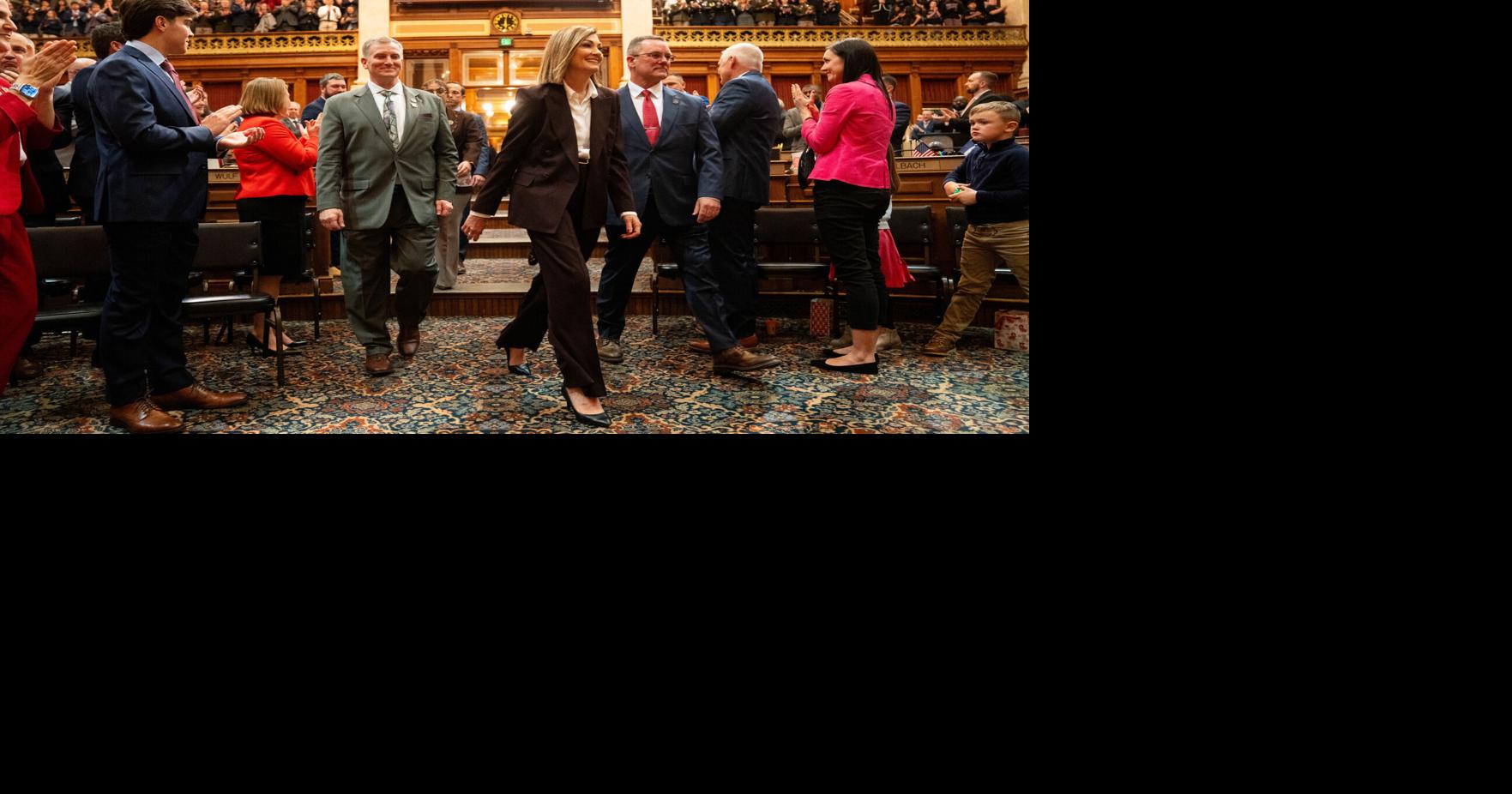 Iowa Gov. Reynolds proposes $9.7B budget, again drawing from state ...