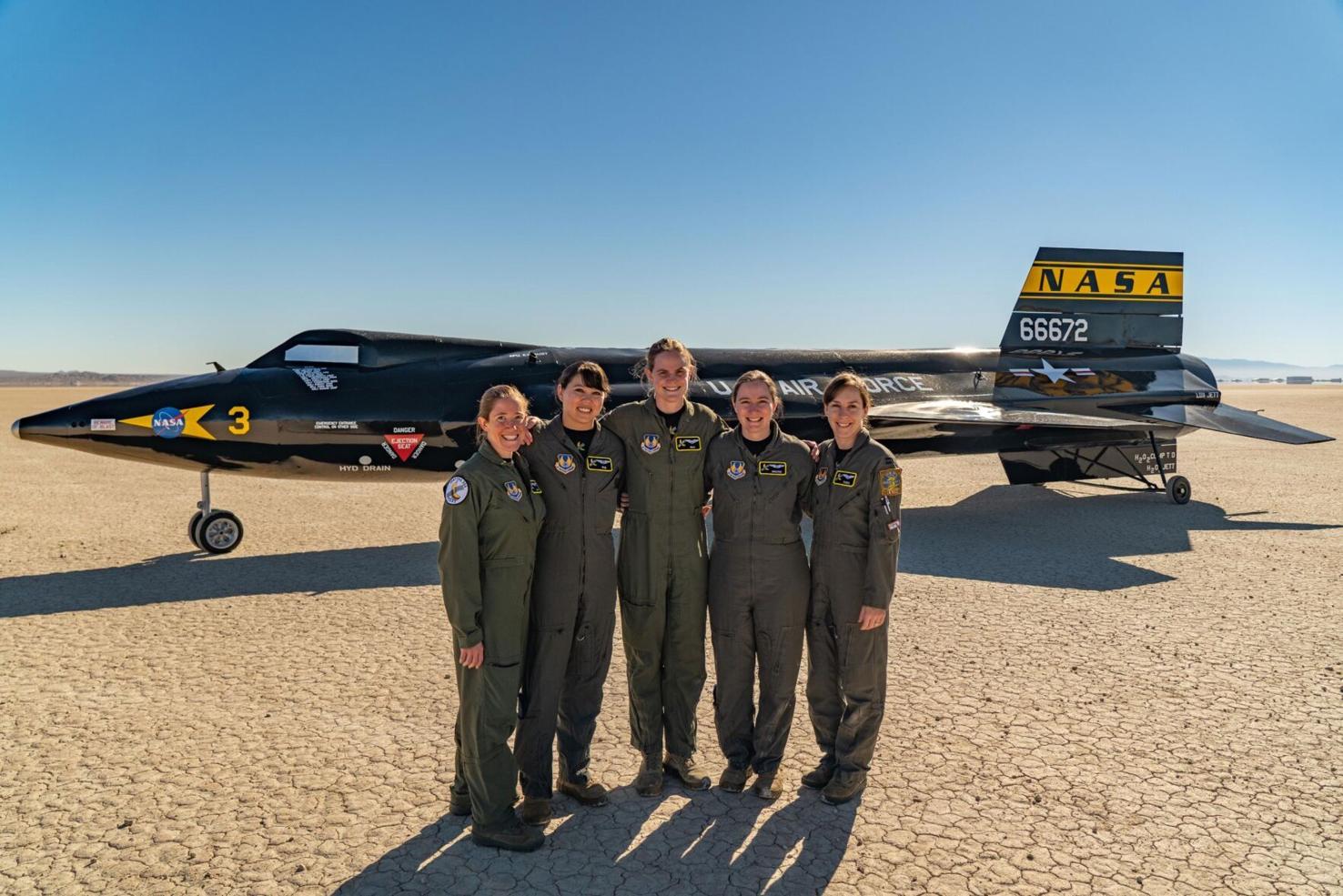 Air Force graduates largest class of female test pilots