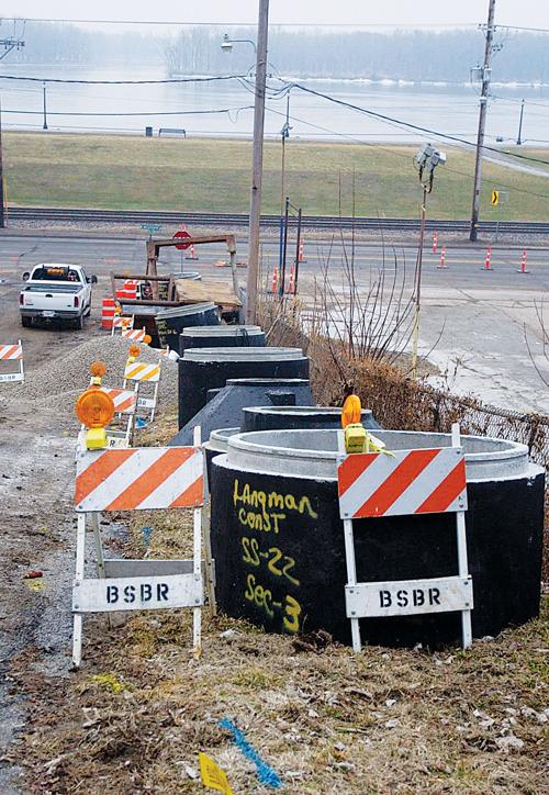 Sewer separation project narrows W. Mississippi Drive | Local ...