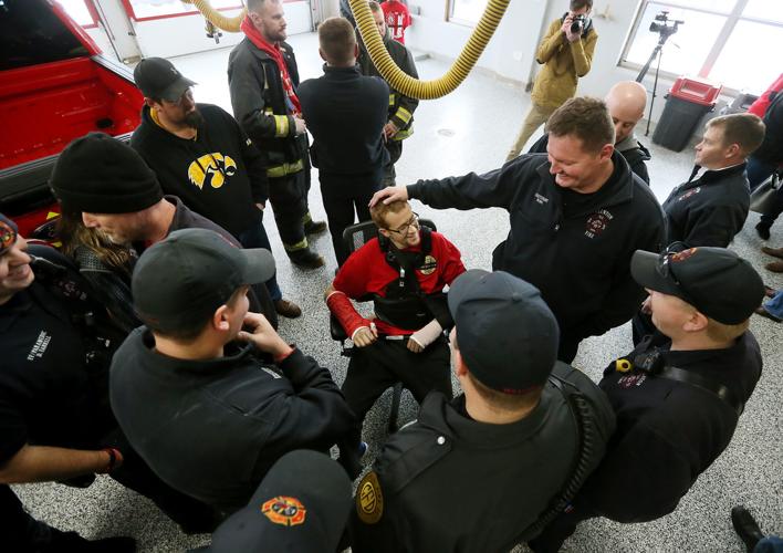 "Just jump right back into it." Clinton firefighter Adam Cain makes ...