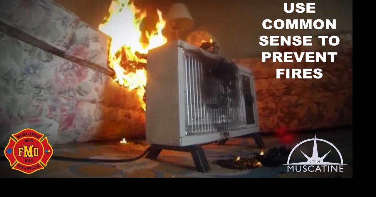 Muscatine Fire Dept. reminds residents to use heaters responsibly