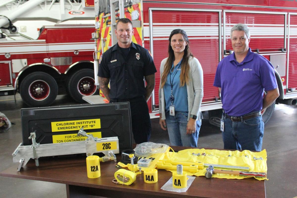 Muscatine Fire Dept. receives new HAZMAT emergency kit from Muscatine ...
