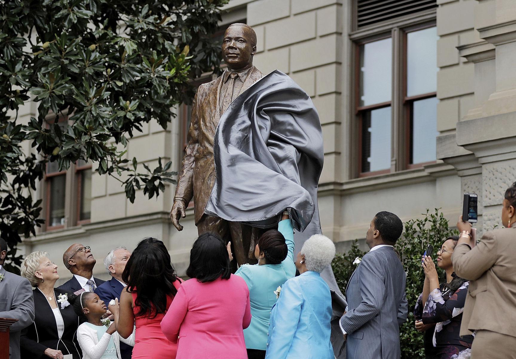 Photos: Statue of Martin Luther King Jr. unveiled in his hometown