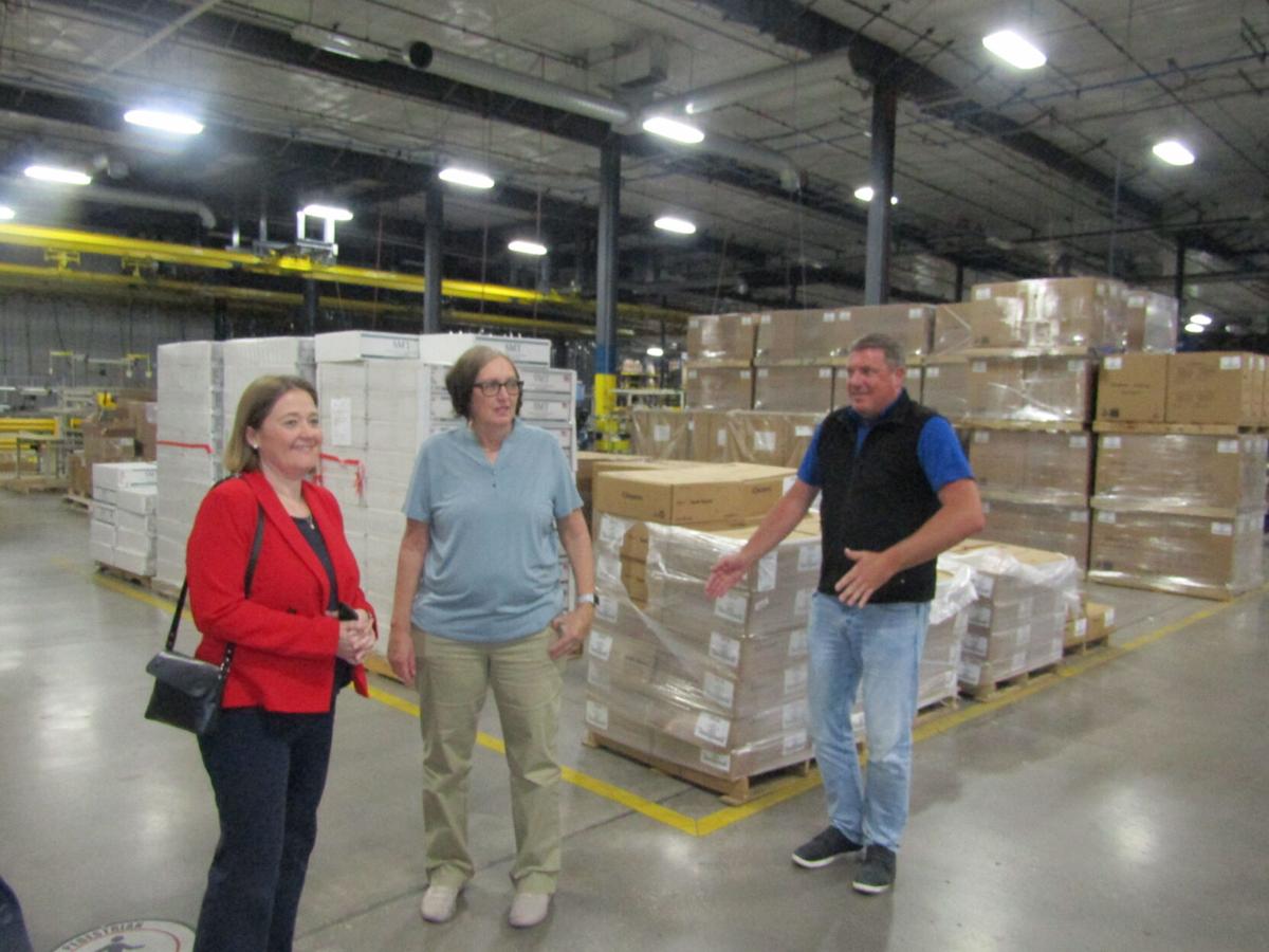 Iowa Attorney General Brenna Bird tours Musco