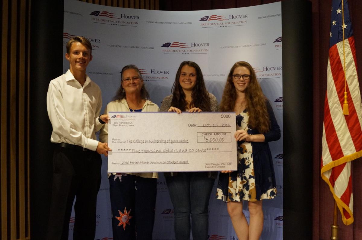 Hoffman receives additional scholarship at Uncommon Student Awards program