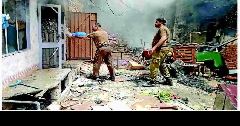 Crowds attack, burn churches
