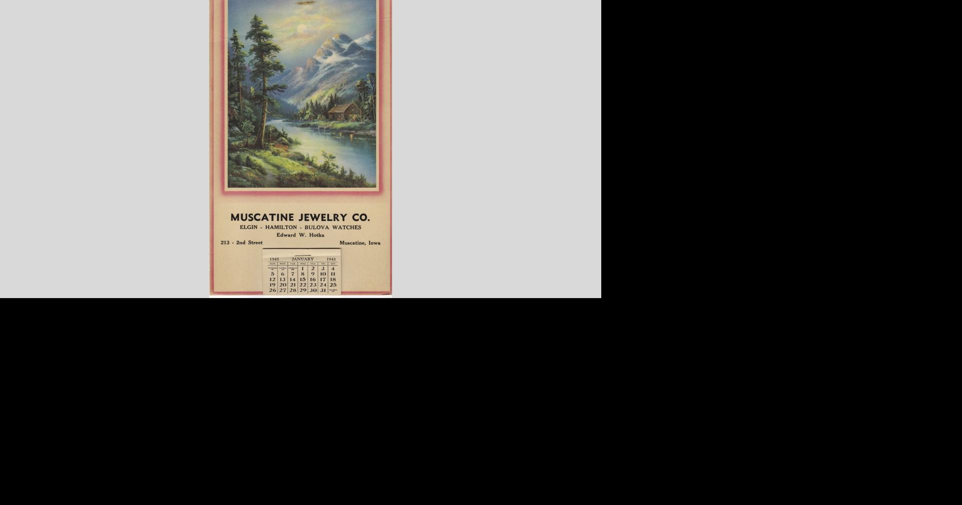 Memories of Muscatine: A 1941 advertising calendar