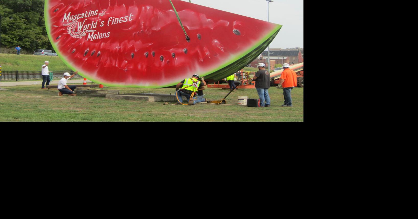 Watermelon Slice travels to riverfront