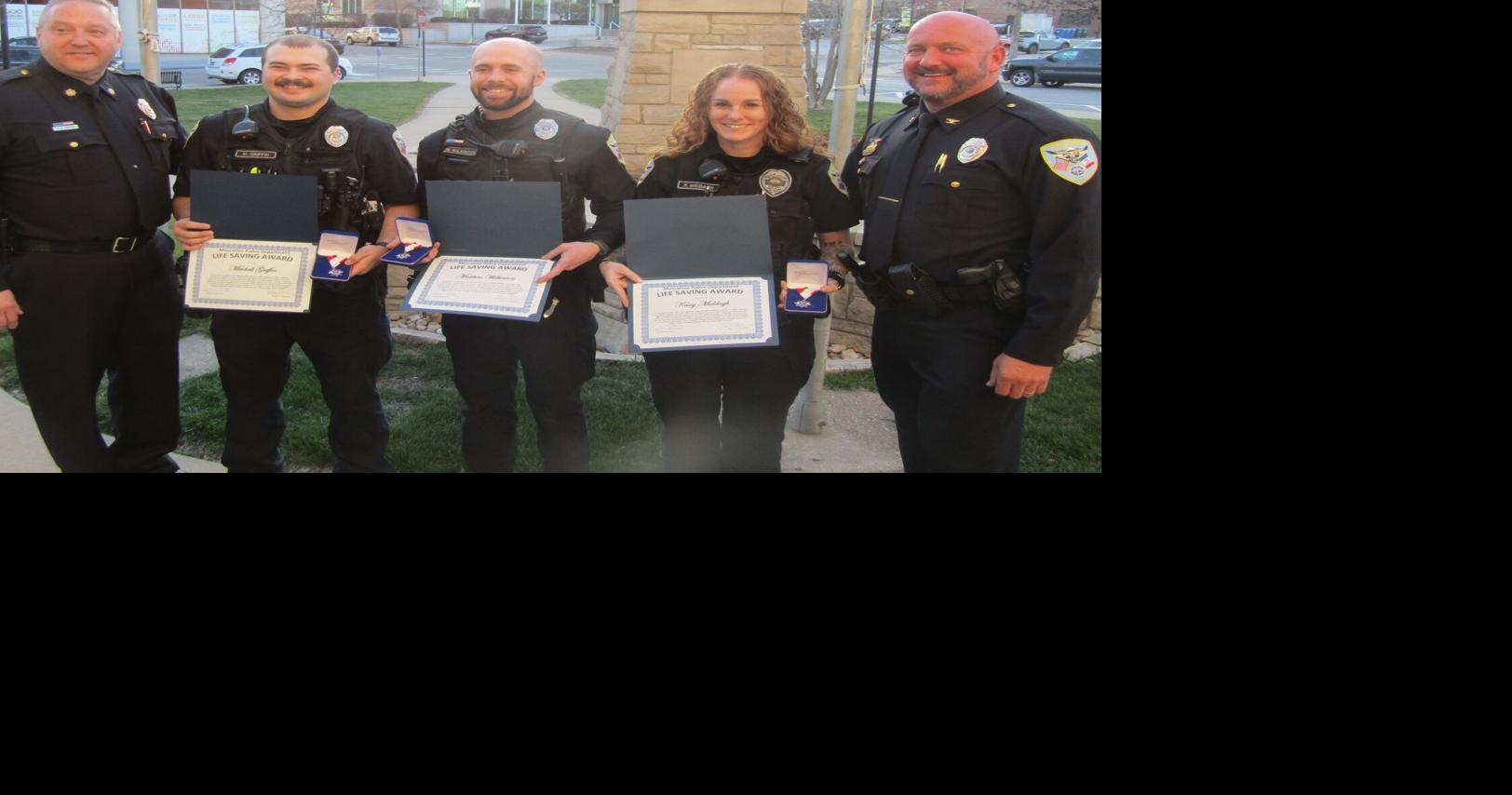 Muscatine police officers honored for lifesaving efforts