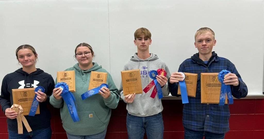 Muscatine FFA Meat Judging Team becomes State Champions