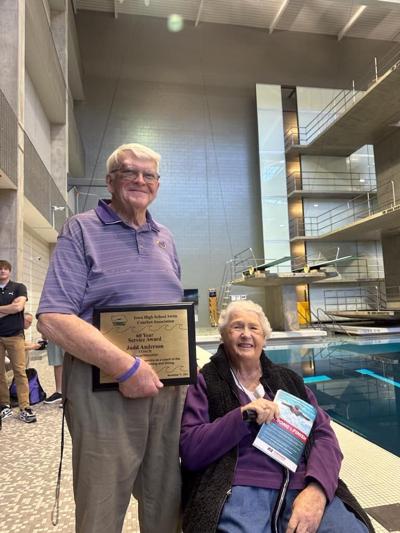 Swimming coach Judd Anderson celebrates award and 60 years of coaching