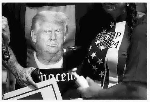 Trump mug shot captures historic moment