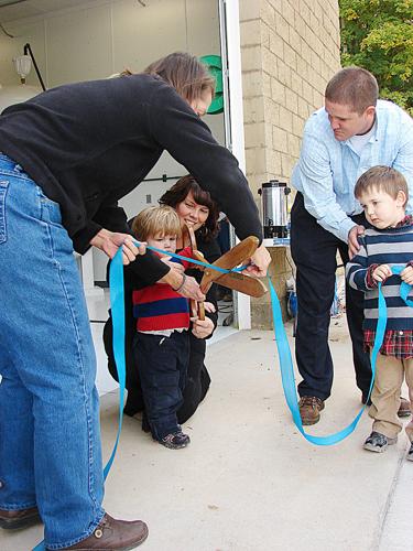 A ceremonial snip means a lot in Columbus Junction