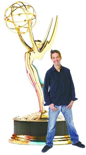 And the Emmy goes to ... A former Muscatine man who helped hit one out ...