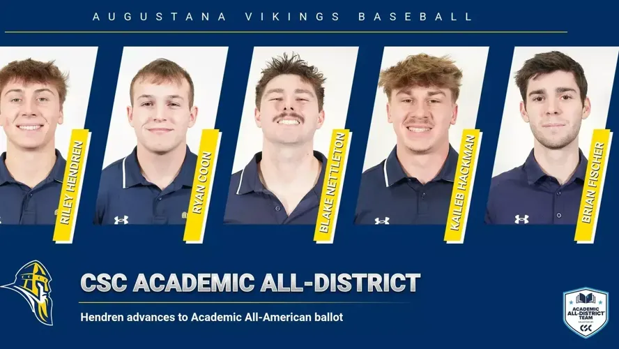Five Vikings earn CSC Academic All-District baseball honors