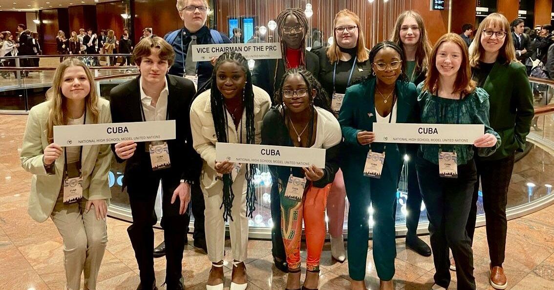 Muskies attend national Model UN conference, win individual award of ...