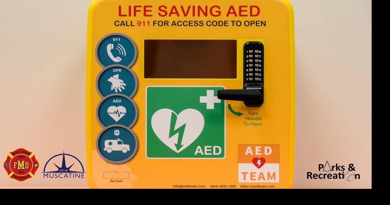 AEDs to be installed at three popular Muscatine Parks and Rec locations