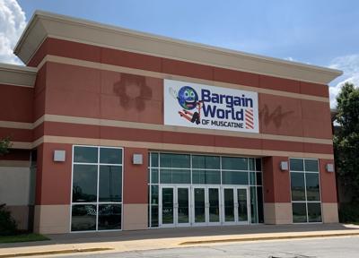 Bargain World, Chicharo's expected to open in June at the Muscatine Mall