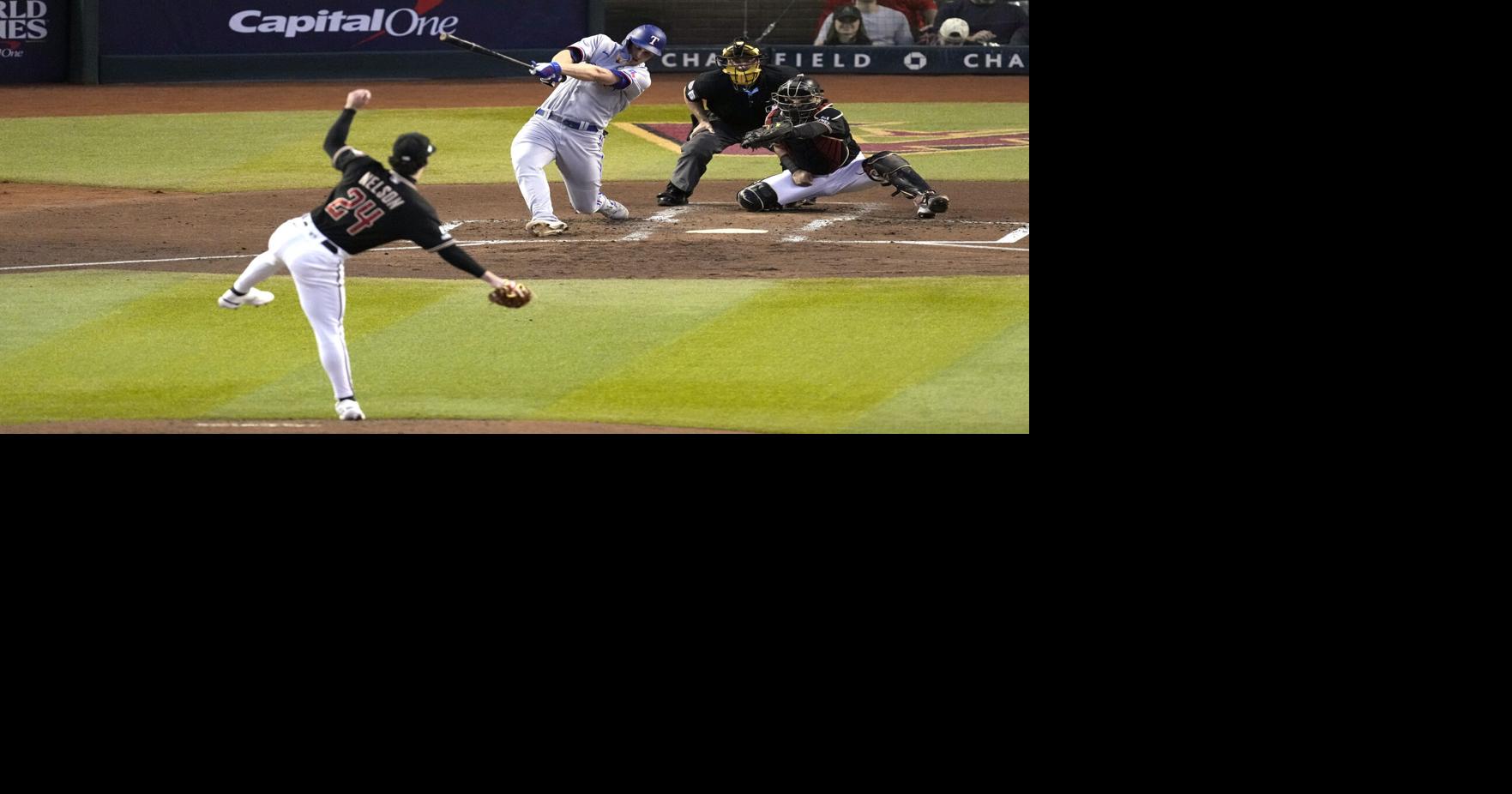 Rangers beat D-backs 11-7 for 3-1 World Series lead