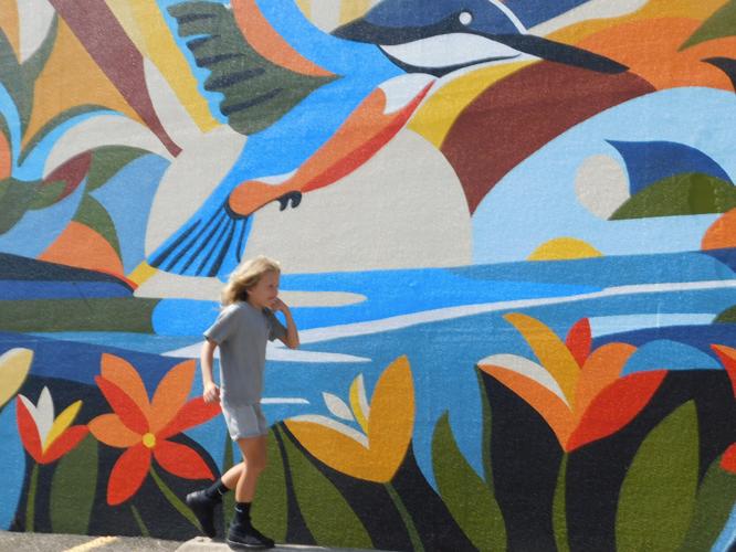Kingfisher mural dedicated to honor arts patron Sarah Turner | News ...