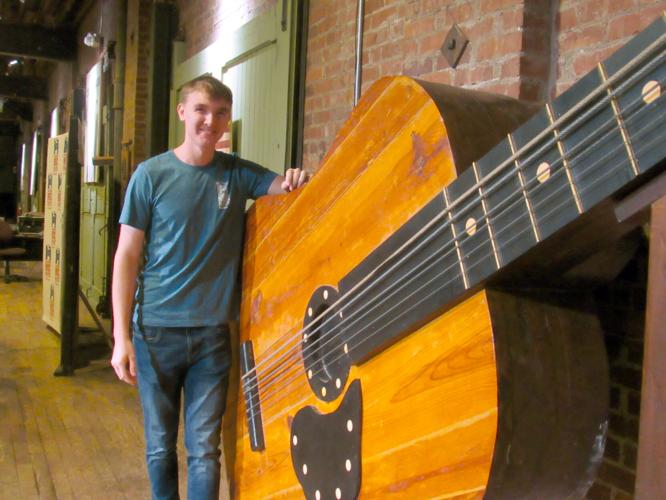 On the Green: Enormous guitar installed at Oklahoma Music Hall of Fame ...