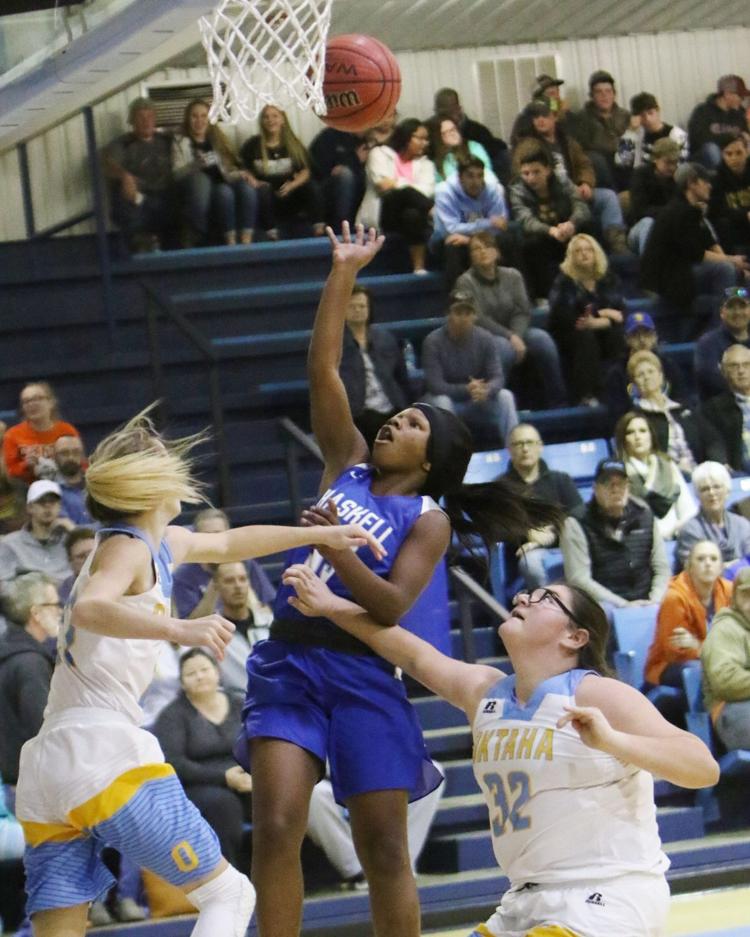 Walker leads Oktaha boys by Haymakers, Haskell girls down Lady Tigers ...