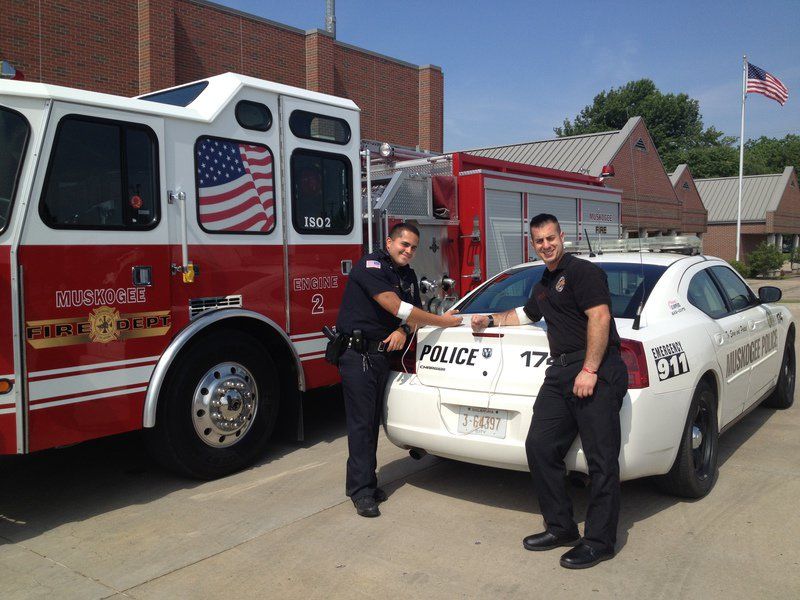 Police and fire departments gear up for blood drive | News ...