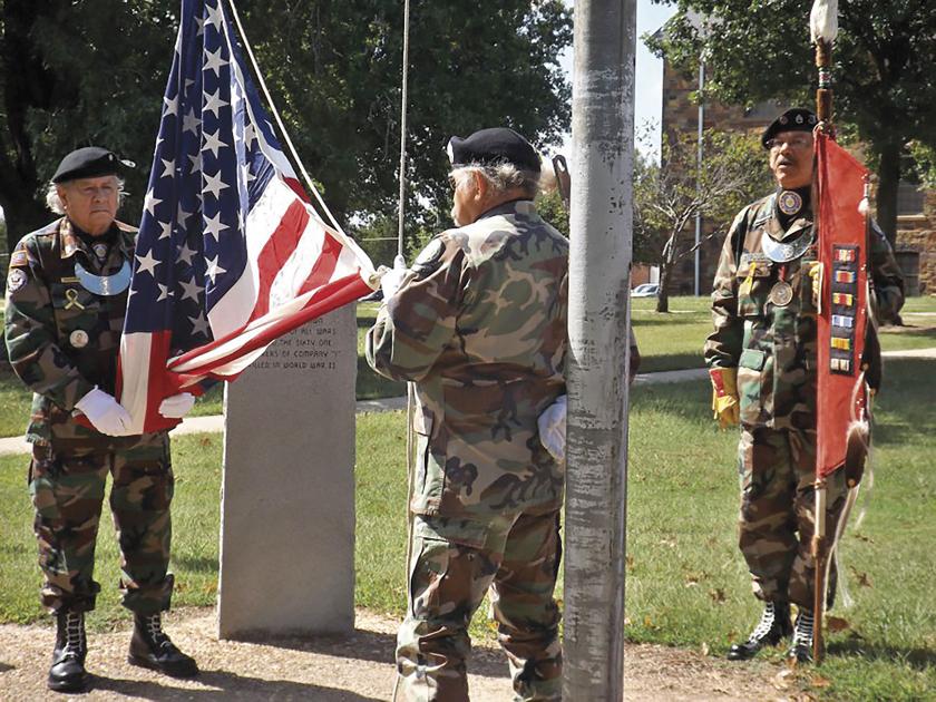 Cherokee Nation Color Guard raises flag | Local News | muskogeephoenix.com