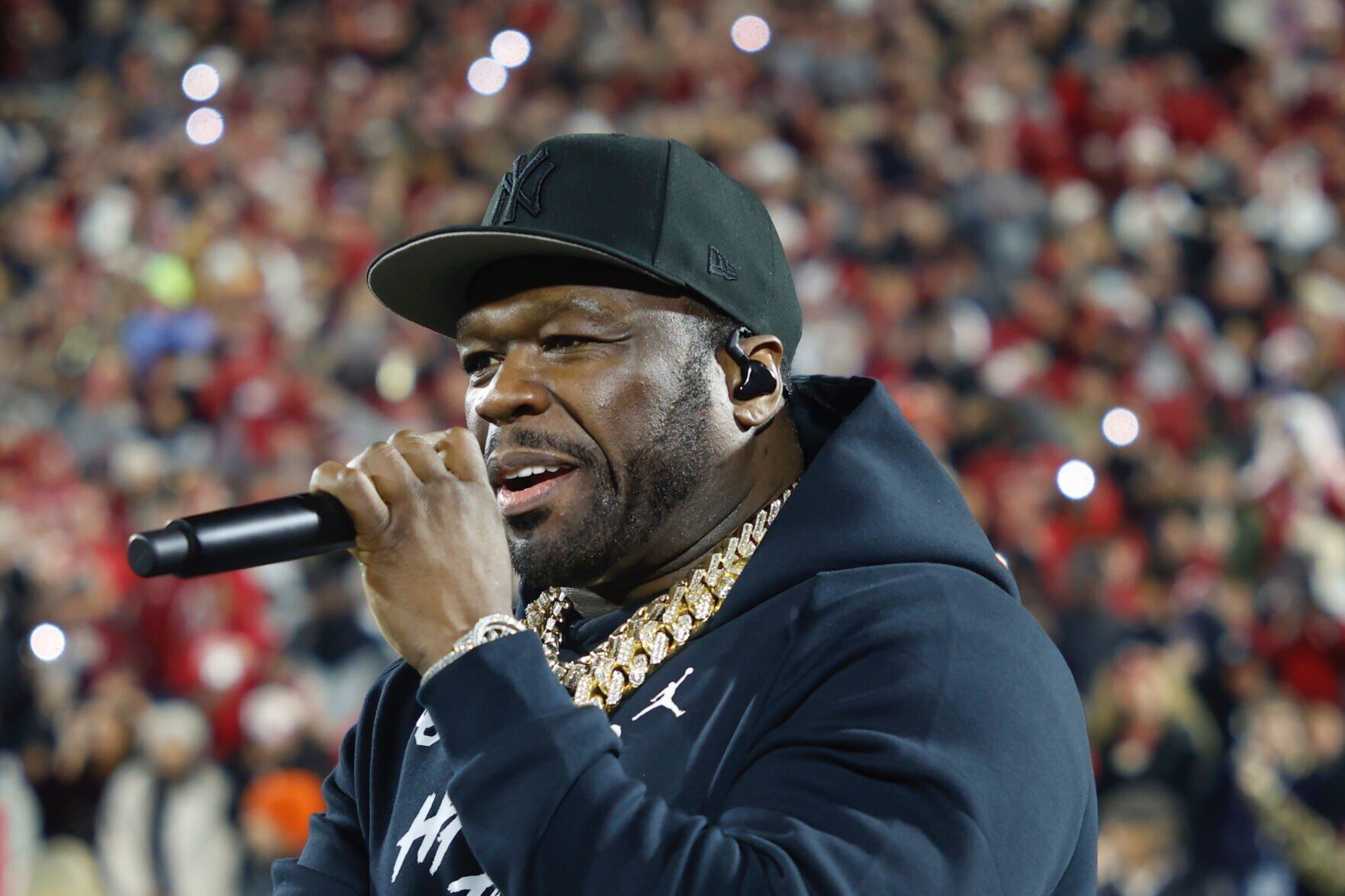 50 Cent performs at Oklahoma College Football Playoff game | Sports ...
