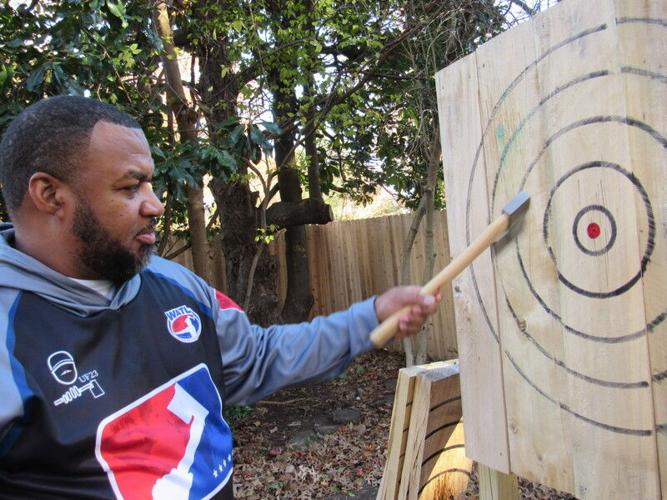 Okie from Muskogee: Tolbert an IT specialist turned axe thrower ...