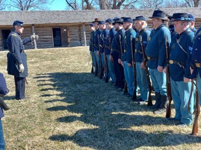 Reenactors turn back time while training at fort | News ...