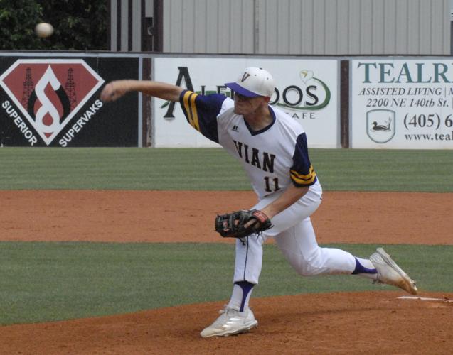 Prep state baseball: Early onslaught digs Vian an elimination hole ...