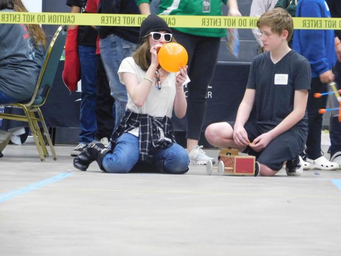 Balloons provide thrust at engineering competition | News ...
