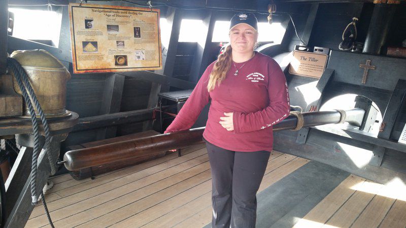 Nina and Pinta replicas dock here | News | muskogeephoenix.com