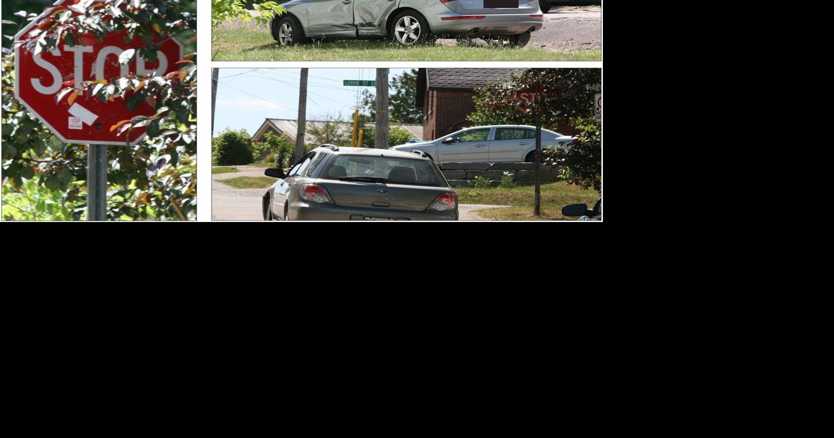 Hidden stop sign unofficially blamed for collision in downtown Huntsville